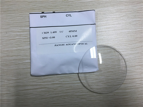 CR39 1.499 Single Vision Uncoated Prescription In Optical Lenses For ...